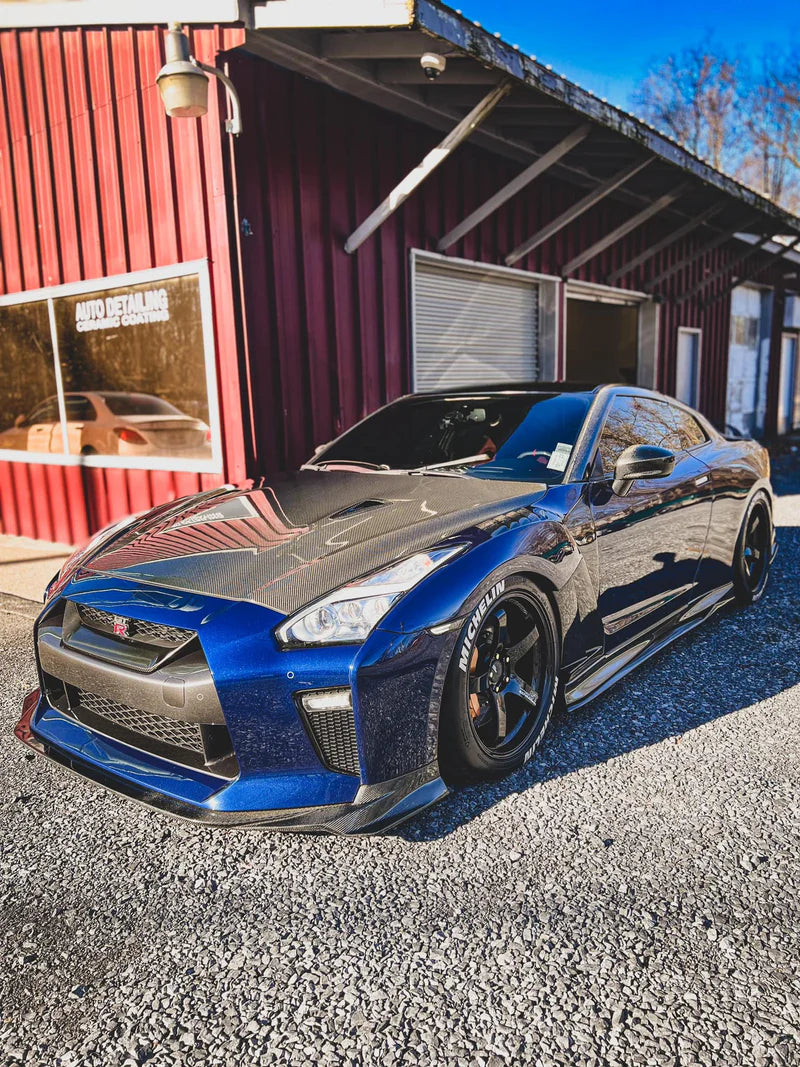 Nissan GT-R R35 - VS Style Carbon Fiber Front Splitter – Aurenzio