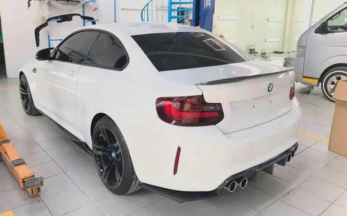 BMW F87 M2 Carbon Fiber Rear Aggressive Rear Diffuser – Aurenzio