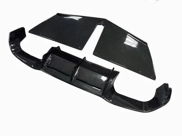 BMW F87 M2 Carbon Fiber Rear Aggressive Rear Diffuser – Aurenzio